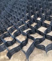China Wear Resistant Textured HDPE Geocell 0.9mm To 2.0mm Thickness for sale
