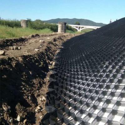 China Textured Smooth Plastic HDPE Geocell 1.1mm To 1.8mm Thickness For Highway for sale