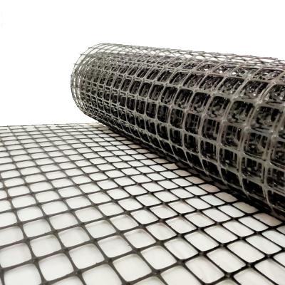 China Fire Retardant PP Biaxial Geogrid For Coal Mines Anti Inflaming / Extruded PP Biaxial Plastic Geogrid For Soil Stabilisati for sale