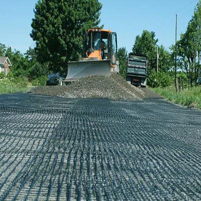 China Fiberglass Geogrid Mesh Glass Fiber Geogrid For Asphalt Road for sale