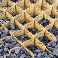 China HDPE Gravel Grid Material System Driveway Textured Geocell For Road Reinforcement Grass Net Paving for sale