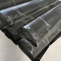 China Dimpled Drainage Membrane Greening Project PVC Perforated Dimple Drainage Board Groundwork Water Solution Water Solution for sale
