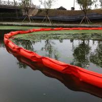 China Permeable Aquatic Floating Silt Curtain PVC Silt Curtain Boom Silt Curtain PVC Oil Boom Oil Containment Fence Silt Curtain for sale