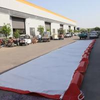 China Permeable Aquatic Floating Silt Curtain PVC Silt Curtain Boom Silt Curtain PVC Oil Boom Oil Containment Fence Silt Curtain for sale