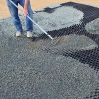 China Heavy Duty Gravel Grid Permeable Grass Pavers HDPE Plastic Grass Grid Pavers For Driveway for sale