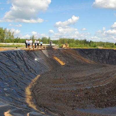 China Customized HDPE LDPE LLDPE PVC Geomembranes Pond Liner For Fish And Shrimp Pond & Reinforced Polyethylene Pond Liner for sale