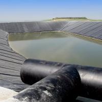 China Durable Black HDPE Geomembrane Pond Liner 0.5mm–2.0mm for Circular Fish Tanks, Aquaculture Ponds, Water Storage Reservoirs and Dam Waterproofing Applications for sale