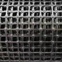 China High Tensile Strength Biaxial Plastic Mesh For Soil Reinforcement 30kN/m Black PP/PET Grid For Road Base Stabilization for sale
