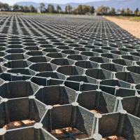 China Ground Reinforcement Grids Gravel Plastic Grass Grid / Stabilizing Driveway Plastic Hexagonal Grass Grid for sale