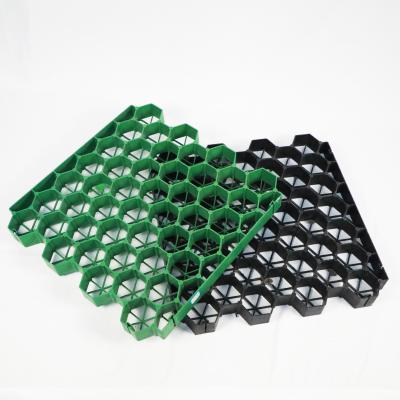 China Heavy Duty Soil Stabilizer Honeycomb Plastic Grass Grid For Driveway For Landscape Turf Parking Lot for sale