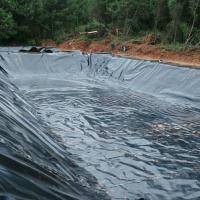China Black HDPE Geomembrane Liner For Landfill Pond Lining And Waterproofing Projects for sale