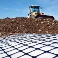 China High Tensile Strength Biaxial Plastic Mesh 30kN/m Black PP/ PET Geogrid For Soil Reinforcement And Road Base Stabilization for sale
