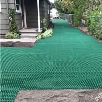 China Heavy Duty Lawn Filled Reinforcement Plastic Grass Grid Honeycomb for Parking Lot Grass Protection for sale