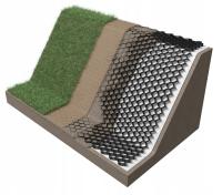 China HDPE Geocells Road Construction Roadbed Stabilization and Load Support Gravel Stabilization Grids HDPE Geocell for sale