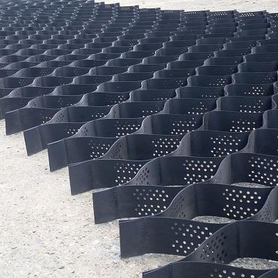 China High-Strength Textured & Perforated HDPE Geocell Gravel Grid for Driveway Stabilization, Road Base Reinforcement, Parking Lot Ground Support, Erosion Control and Slope Protection for sale