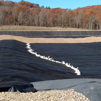 China Factory Price 100% Virgin High Density Polyethylene Anti-Seepage Waterproof Smooth Textured HDPE Geomembrane Pond liner for Landfill Mining Dam Water Lake Pond Liner for sale