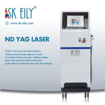 China 1064nm 532nm 1320 nm Q-Switched Gentle Nd Yag Laser White Tattoo Pigment Removal Machine for sale