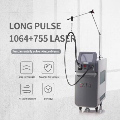 China Multifunctional 755Nm 1064Nm Alexandrite Long Pulse Laser Hair Removal Machine for sale