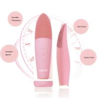 China Mini Portable Rechargeable Silicone Facial Cleanser Wireless for sale