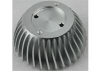 China Anodized CNC Aluminium Parts , LED Bulb Light Stamped / Extruded Heat Sink for sale