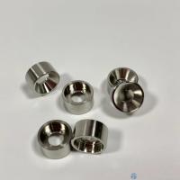 China CNC Precision Turned Components Round Ring With Radius Flange CNC 17-4PH Stainless Steel Parts Nickel Plated for sale