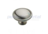 China Satin Nickel Zinc Alloy Mushroom Kitchen Cabinet Knobs And Handles 1 1/4