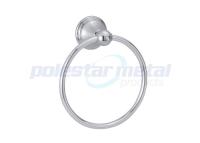 China Zamak 32500 Series Bathroom Hardware Accessories Decorative Towel Rings For Bathrooms for sale