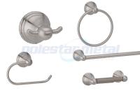 China Bathroom Hardware Collections 5 Pcs Satin Nickel Zamak 32500 Series Value Pack for sale