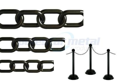 China Black PE Roadway Plastic Chain Link for sale