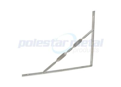 China Hotel Construction Hardware Zinc Plated Steel Heavy Duty Wall Brackets for sale