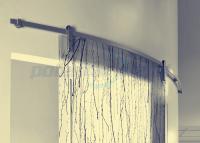 China 2000mm Curved Stainless Steel Barn Door Hardware For Wooden Sliding Door for sale
