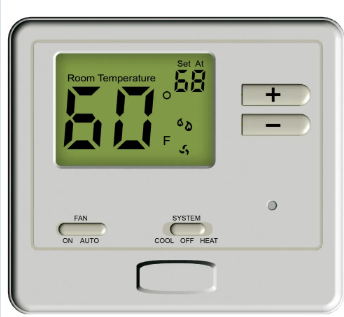 Is the PTAC thermostat easy to use