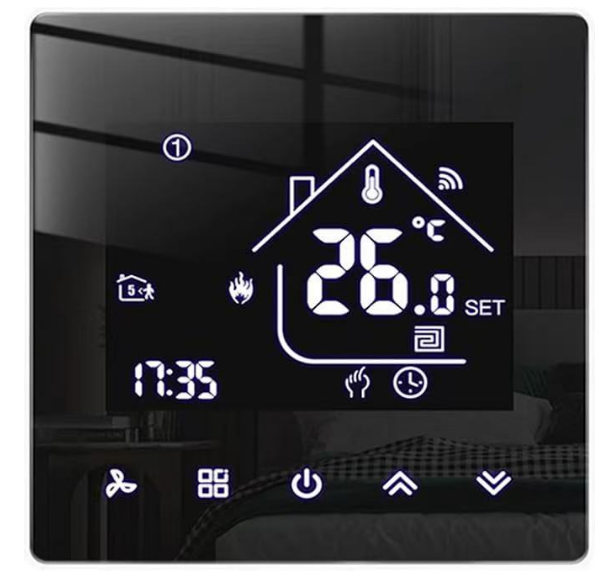How to adjust the temperature on the boiler thermostat