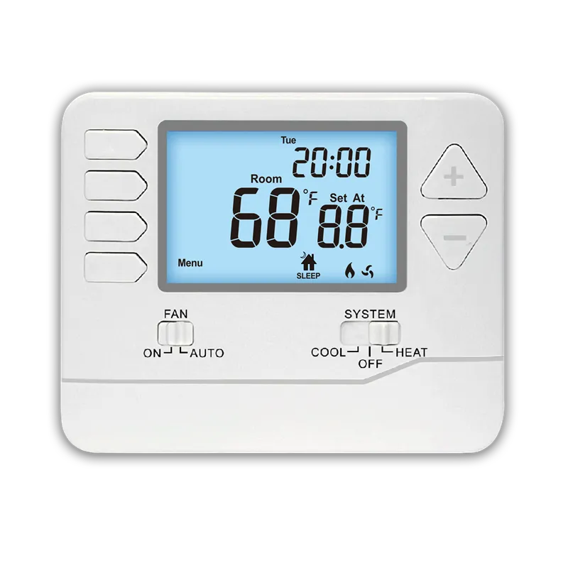 Riseem Thermostat Non Programmable Heat Pump Thermostat for House 2H/1C