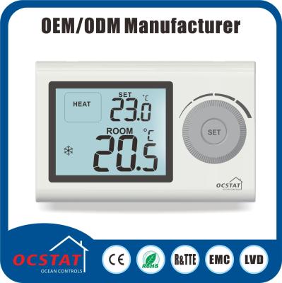 China 2025 High Quality 220V ABS LCD Digital Heating Room Thermostat Non-programmable for sale