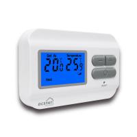 China Backlight Non Programmable Thermostat for Wireless Heating / Cooling for sale