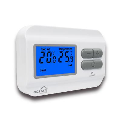 China Backlight Non Programmable Thermostat for Wireless Heating / Cooling for sale