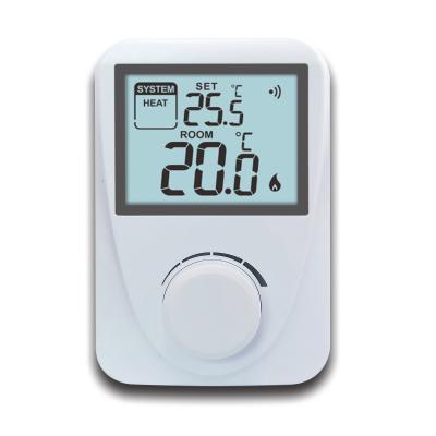China Fireproof ABS Digital Wireless Water Heater Thermostat 8A for Home Hotel for sale
