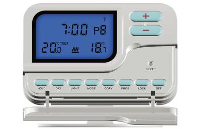 China Wall Mounted Wired Digital Room Thermostat 7 Day Programmable  for sale