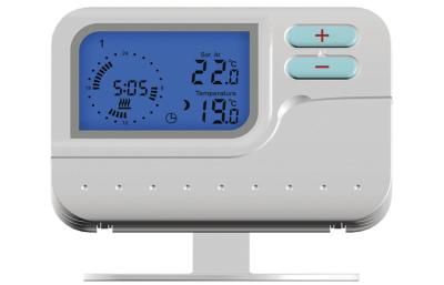 China Fan Coil Unit Wired Digital Room Thermostat Floor Heating EMC for sale
