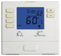 China 2 Heat 2 Cool Programmable Digital Room Thermostat Multi Stage for sale