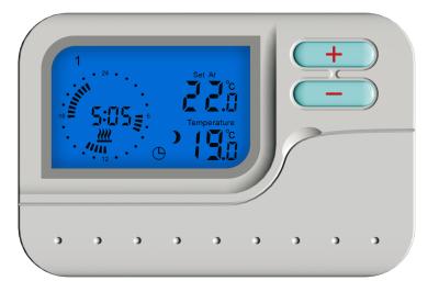 China S2303 Programmable Underfloor Heating Thermostat - 7-Day 48 Time Settings, 6A 250V AC, 119x80x26mm for sale