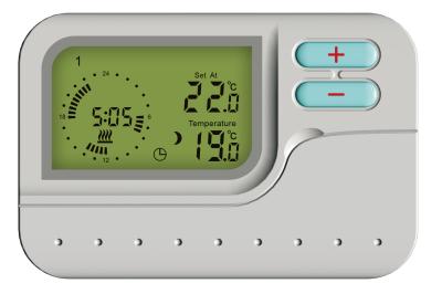 China S2303 Heat Pump Programmable Thermostat 7-Day 48 Time Settings 230VAC 6A HVAC Control for sale