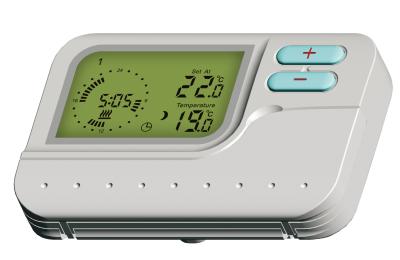 China Wall Mounted Digital Wired Room Thermostat 7 Days Programmable for sale