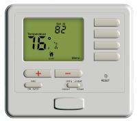 China S721 Digital Electronic Room Thermostat 24V 2 Heat 1 Cool with 4 Inch Blue Backlight Display for HVAC Systems for sale