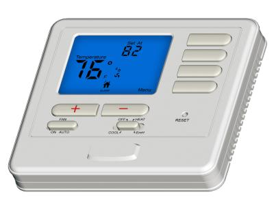 China S721 2-Stage Heating and Cooling Thermostat for Heat Pump Systems - 24V Power with 4 Inch Display for sale