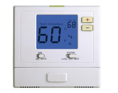 China Single Stage 1 Heat 1 Cool Digital Boiler Room Thermostat T701 24V with 4