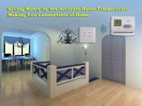 China Q3 RF Electronic Radiator Thermostat Temperature Controller 868MHz 50m Range 230V AC for sale