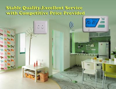 China S2305RF Electric Furnace Thermostat for Floor Heating Systems - 5-35℃ Range, 8A 230VAC Rating for sale