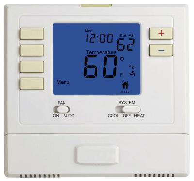 China T715 Wall Mounted Digital 7 Day Programmable Thermostat 2 Heat 2 Cool 24V with Blue Backlight 41-95°F Range for sale